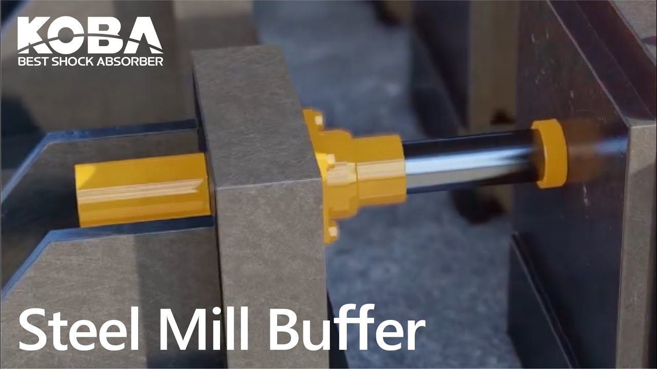 KOBA | 제철소 버퍼 제품동영상 | Steel Mill Hydraulic Buffer | 케이오비에이 - YouTube