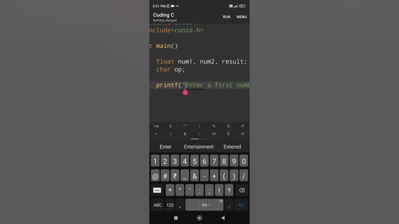 Simple Calculator In C language - YouTube