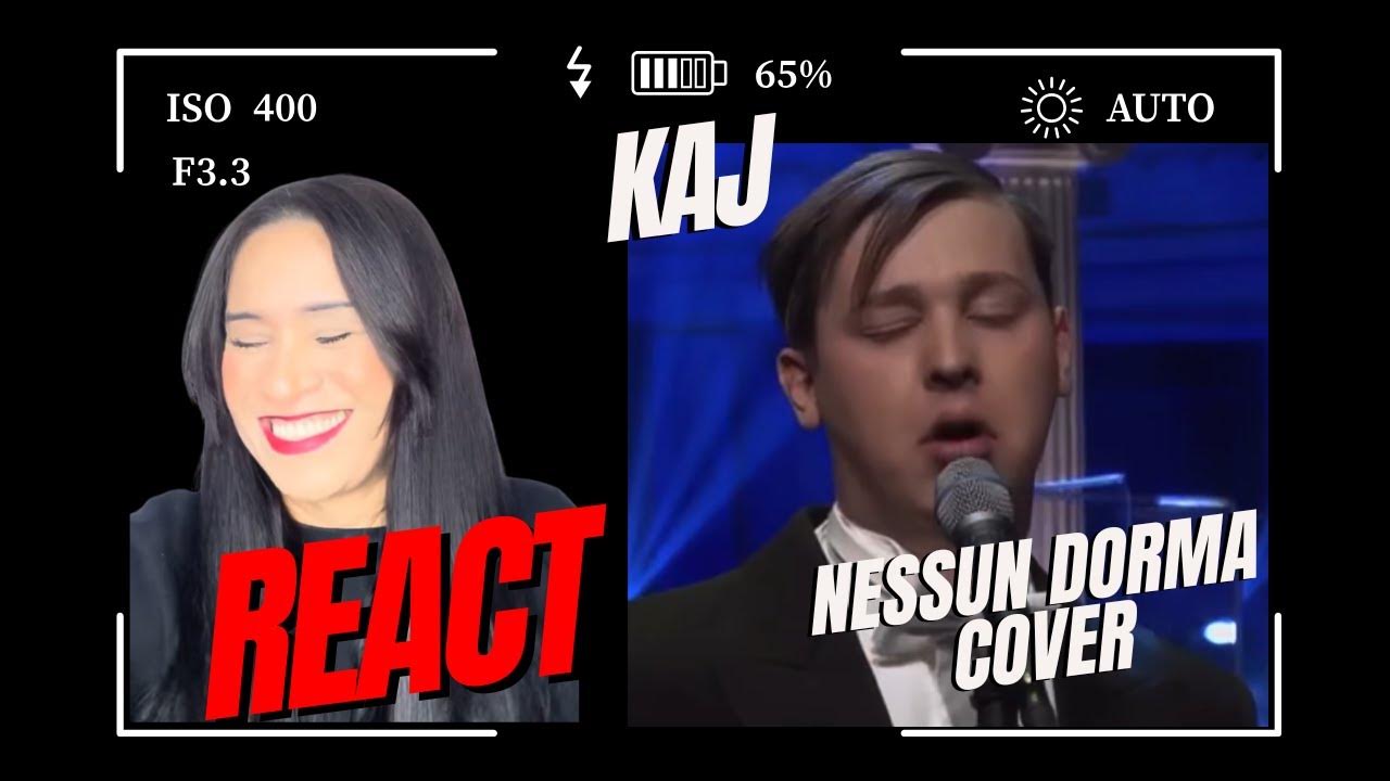 Reaction KAJ | Nissan Bromsa | Nessun Dorma Cover - YouTube