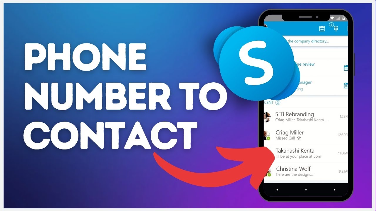 How to add phone number to a contact on Skype? - YouTube