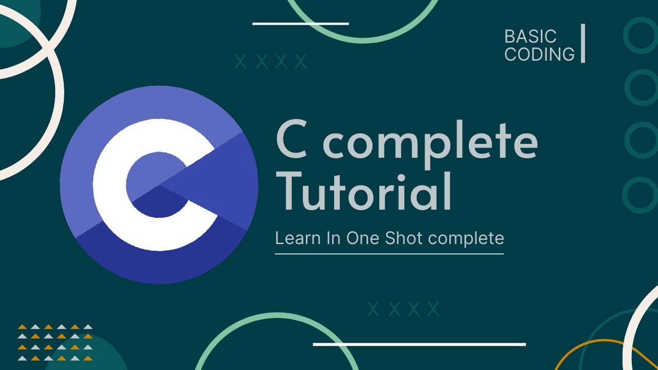 C Language Tutorial For Beginners C One Shot In Hindi Easiest And Most Basic Explanation 7458