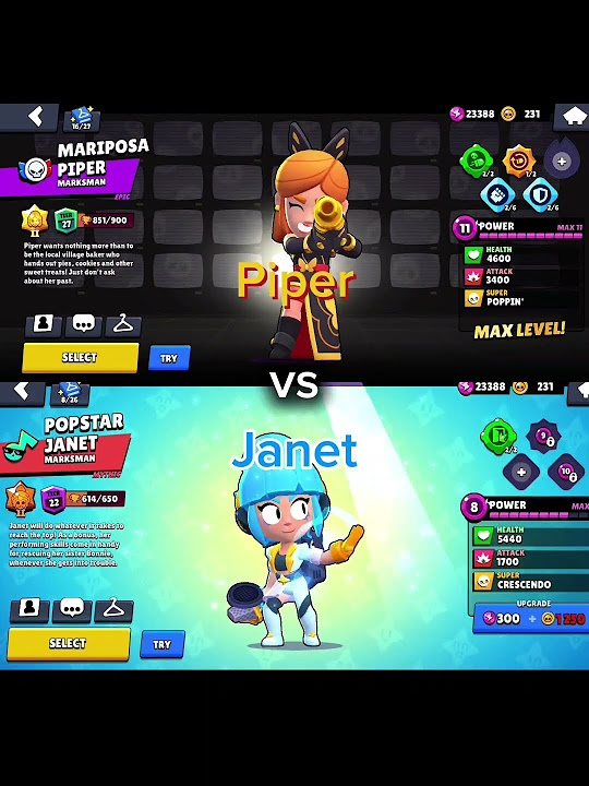 Piper Vs Janet 😏 Youtube