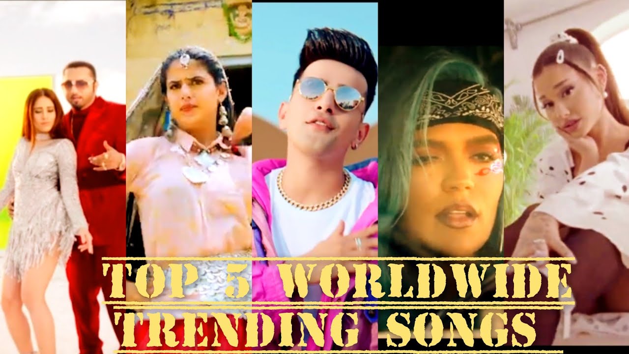 TOP 5 WORLDWIDE TRENDING SONGS in 24 hrs (28-01-2021) #4 - YouTube