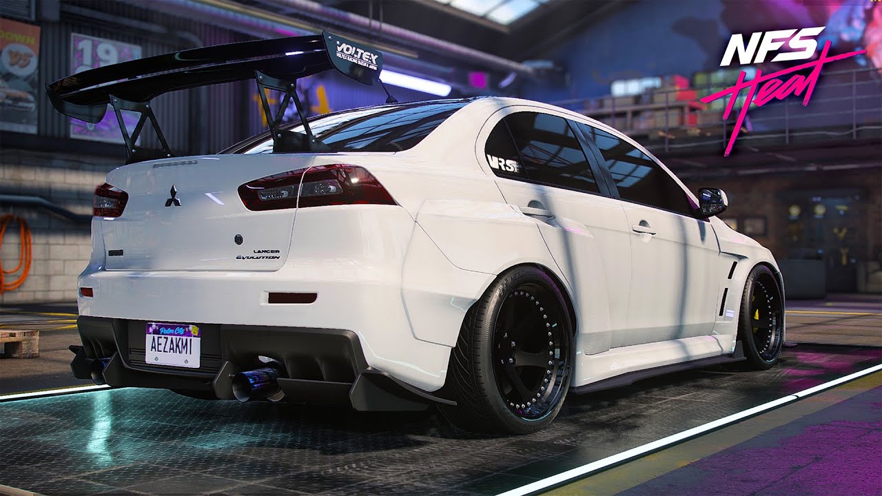 Need For Speed Heat - 1700HP+ Mitsubishi Lancer Evo X MR Customization ...