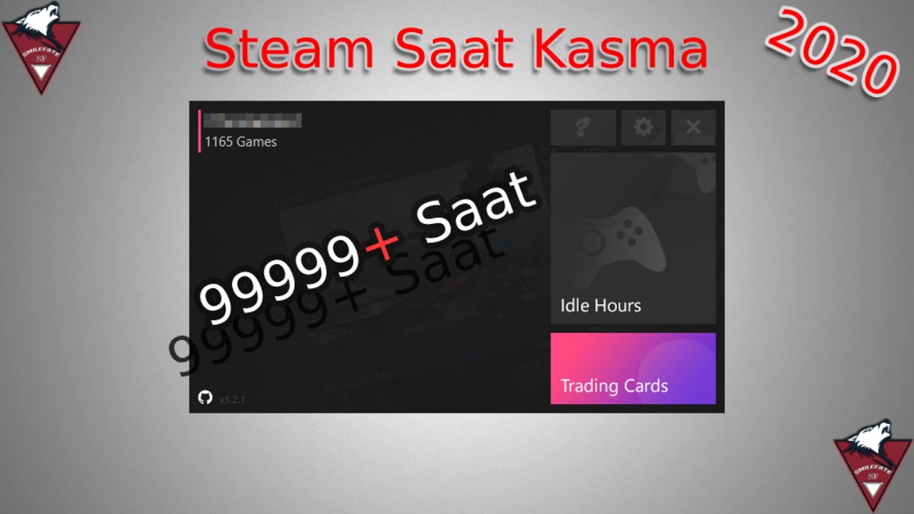 Steam Saat Kasma Programı HourBoostr - YouTube