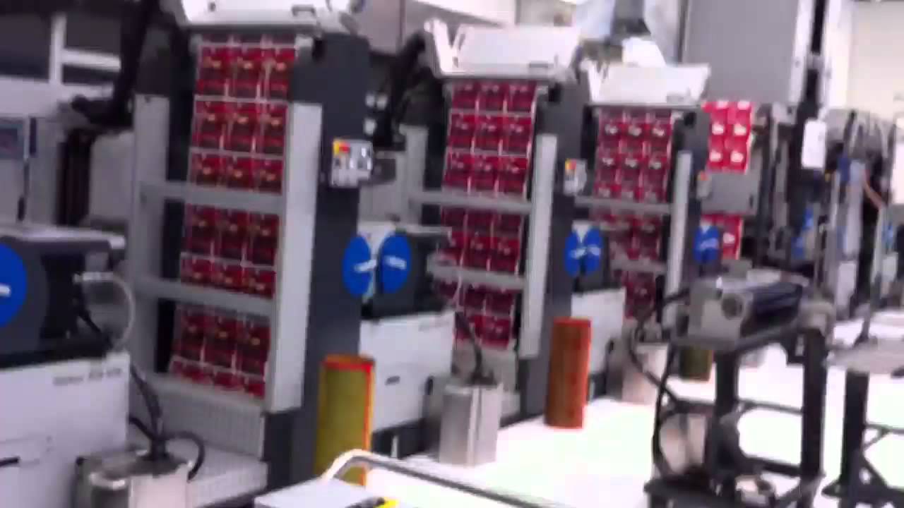 Gallus printing machine - YouTube