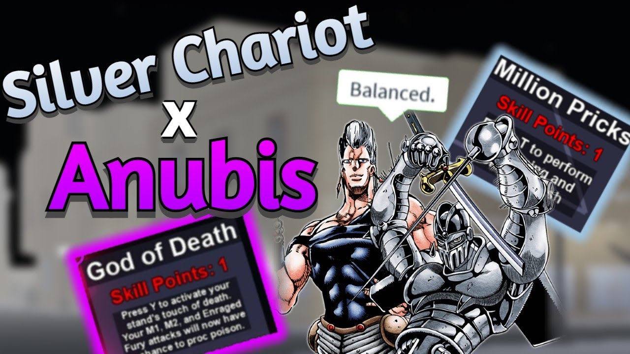 [YBA] Silver Chariot + Anubis vs SBR! - YouTube
