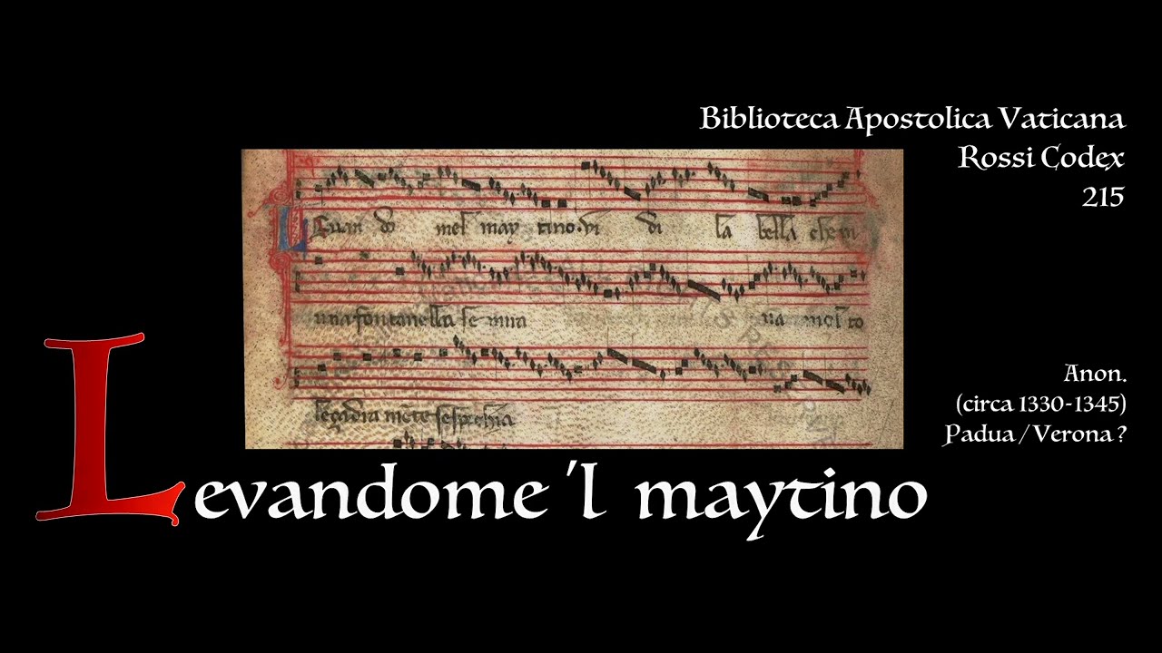 Rossi Codex ___ Levandome 'l maytino - YouTube