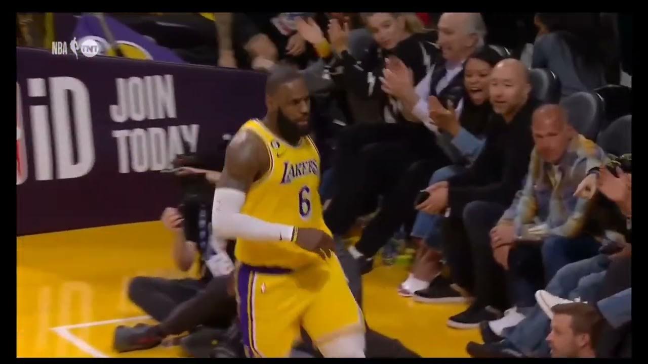 lebron James insane block Steph curry - YouTube