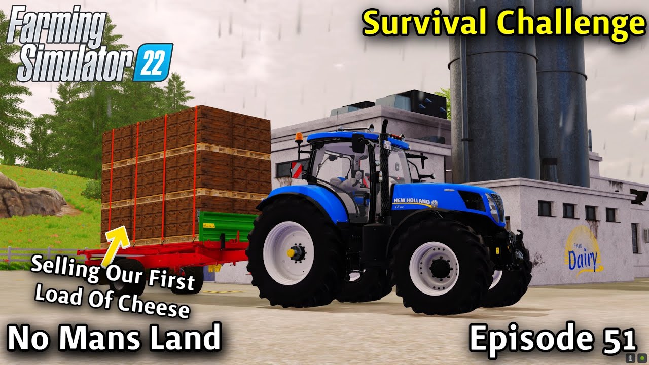 FS22 - Survival Challenge On No Mans Land Hard Mode Ep 51 SELLING ...
