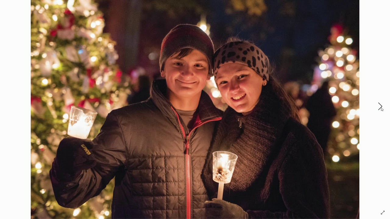 Hospice Light A Life Memorial Tree Lighting Ceremony - YouTube