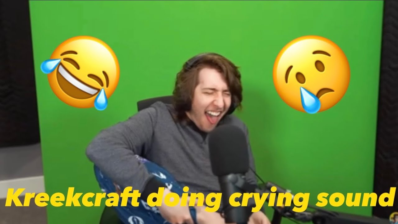 Kreekcraft doing a crying sound for 1 Minute and 19 seconds LOL - YouTube