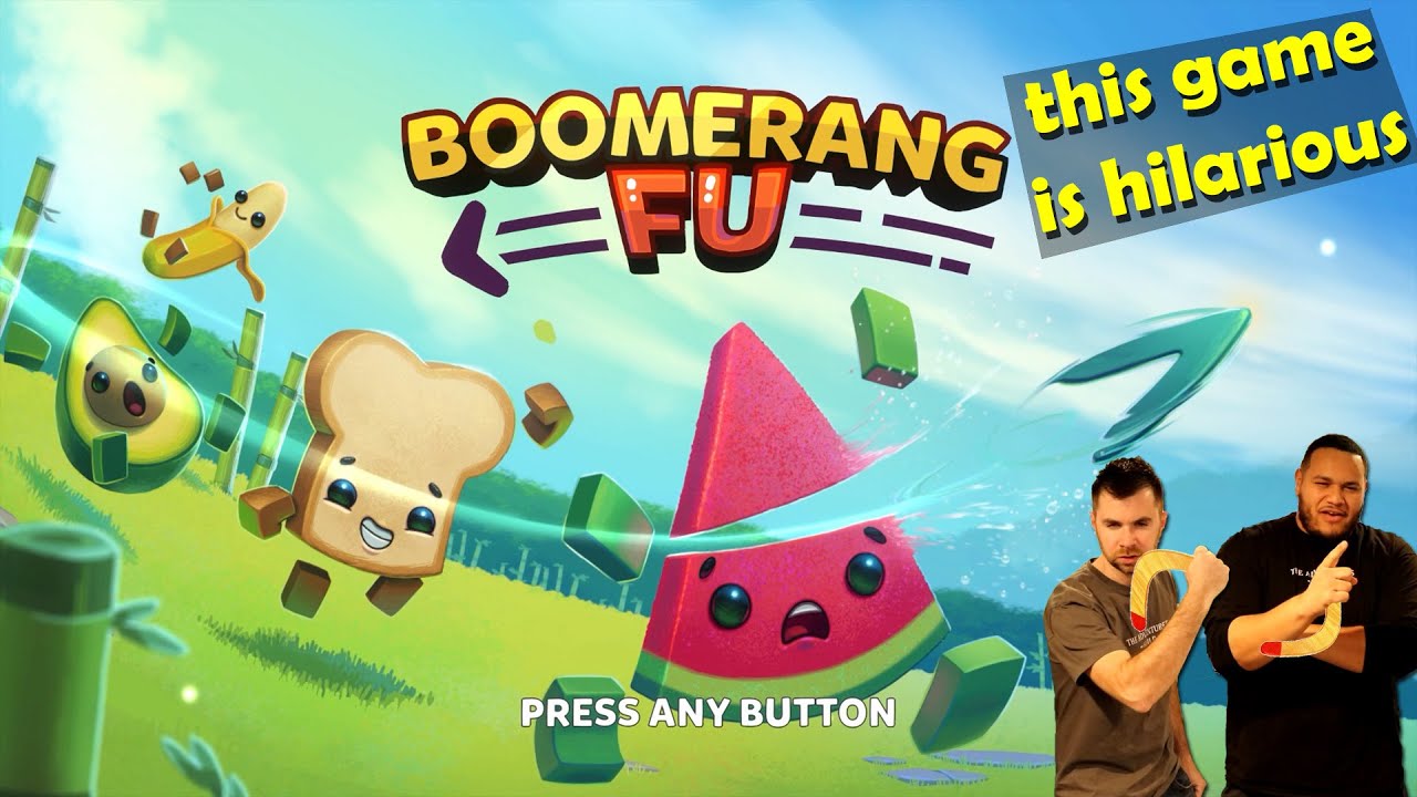 Cute food and killer boomerangs with Boomerang Fu! (Game Night) - YouTube