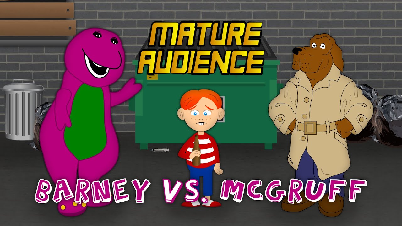 (*MATURE AUDIENCE ONLY!) Barney Commercial #18 - Barney vs. McGruff ...