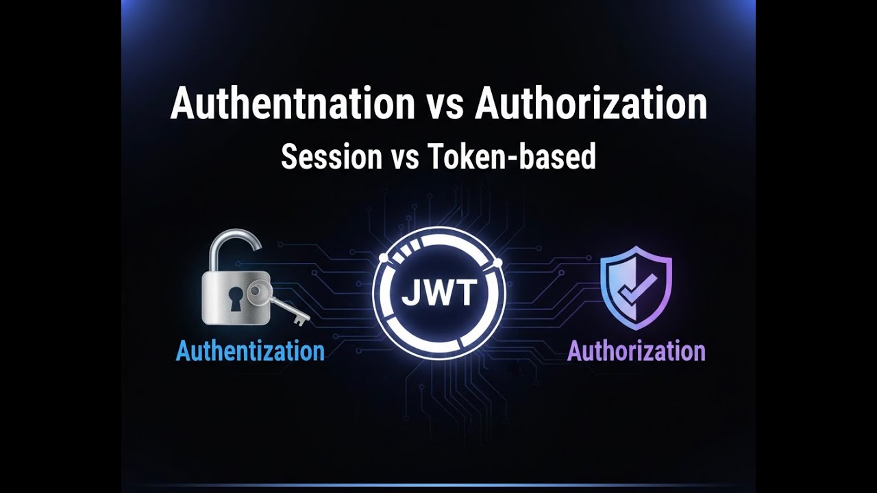 JWT Explained: Authentication vs Authorization & Session vs Token-Based ...