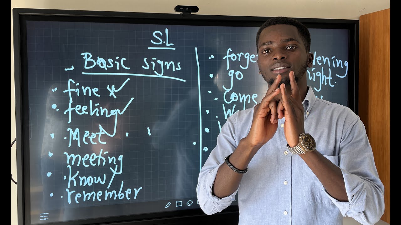 LEARN SIGN LANGUAGE VERBS - YouTube