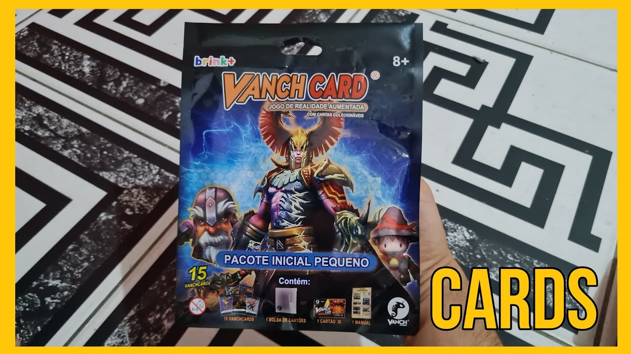 ABRINDO VANCH CARDS PACOTE INICIAL PEQUENO - YouTube