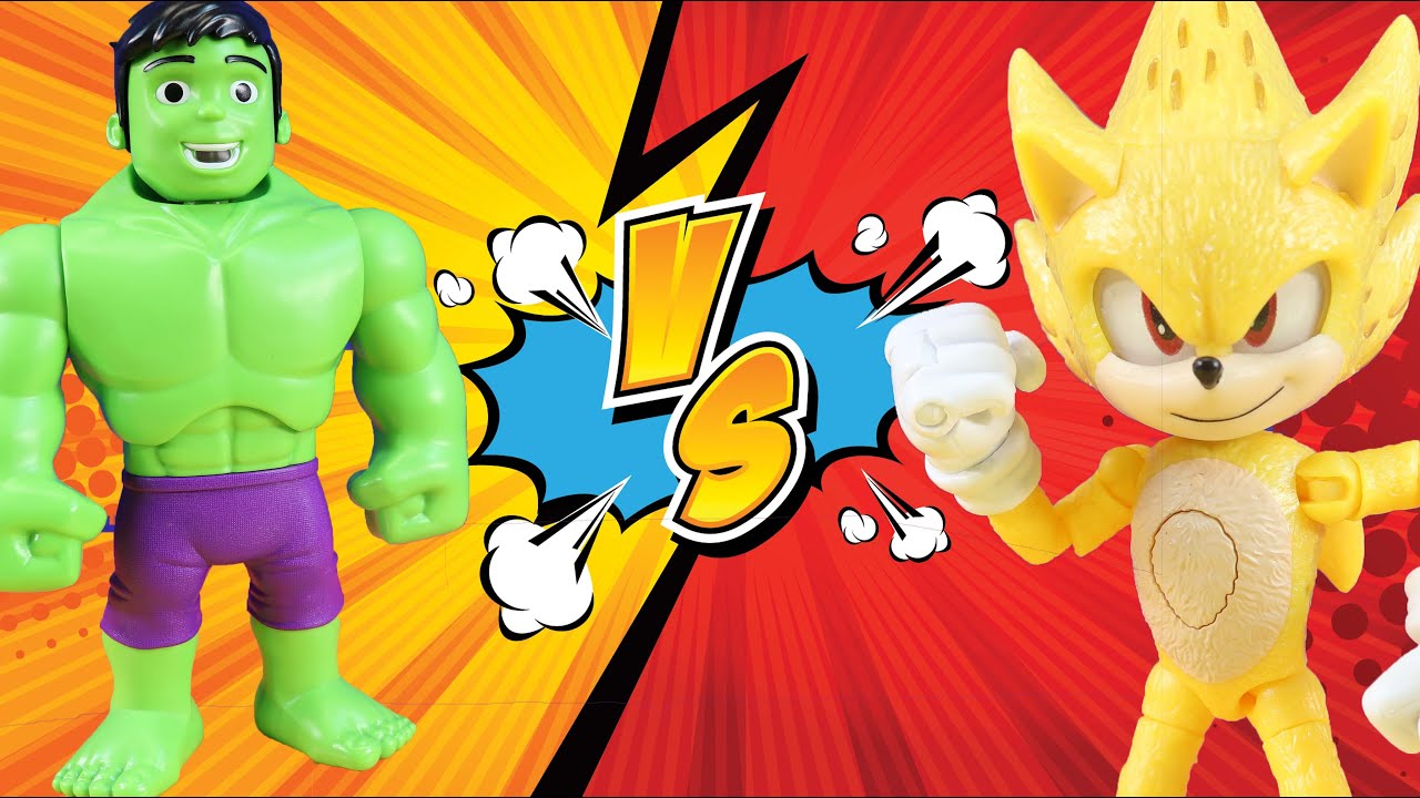 Sonic Family Vs. Hulk Family - Sonic The Hedgehog 3 Superhero Friends ...