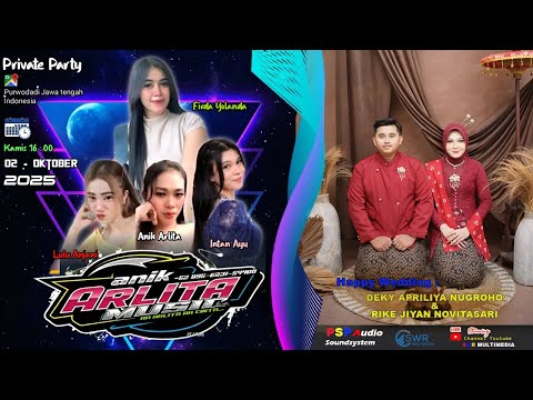LIVE NEW ARLITA MUSIC  // WEDDING DEKY & RIKE// MENJANGAN - PUTAT-PURWODADI