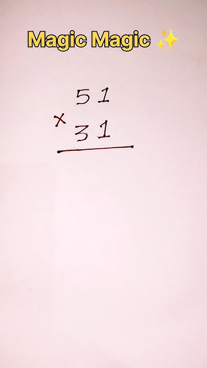 Fast Multiplication Tricks 2 Digit Numbers - YouTube