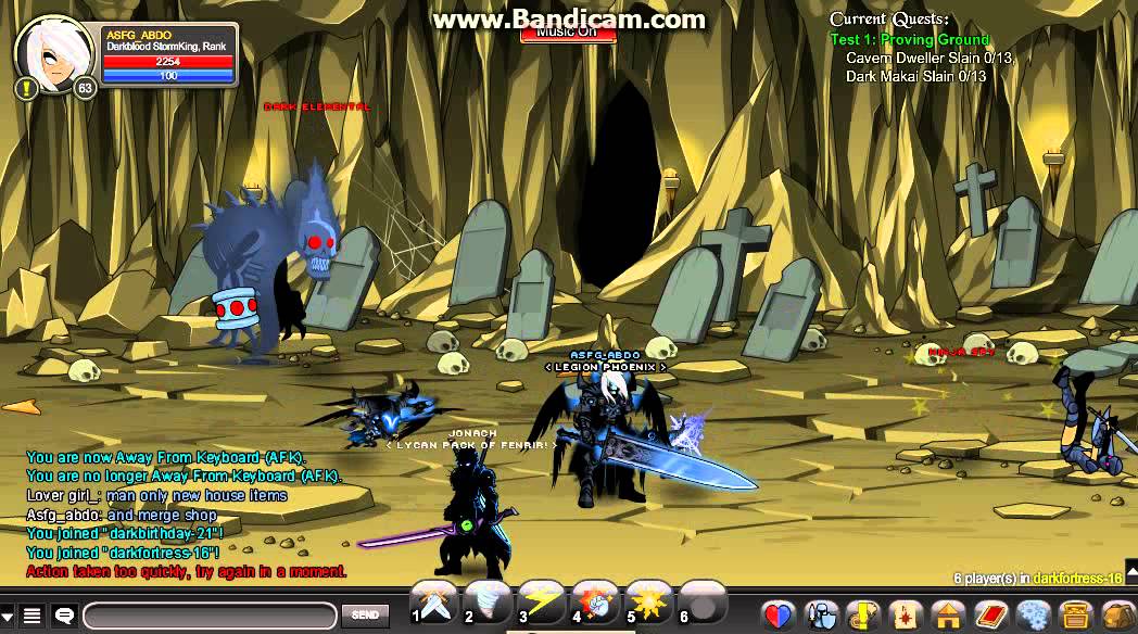 Test 1 : Proving Ground Quest aqw =/join darkfortrees - YouTube