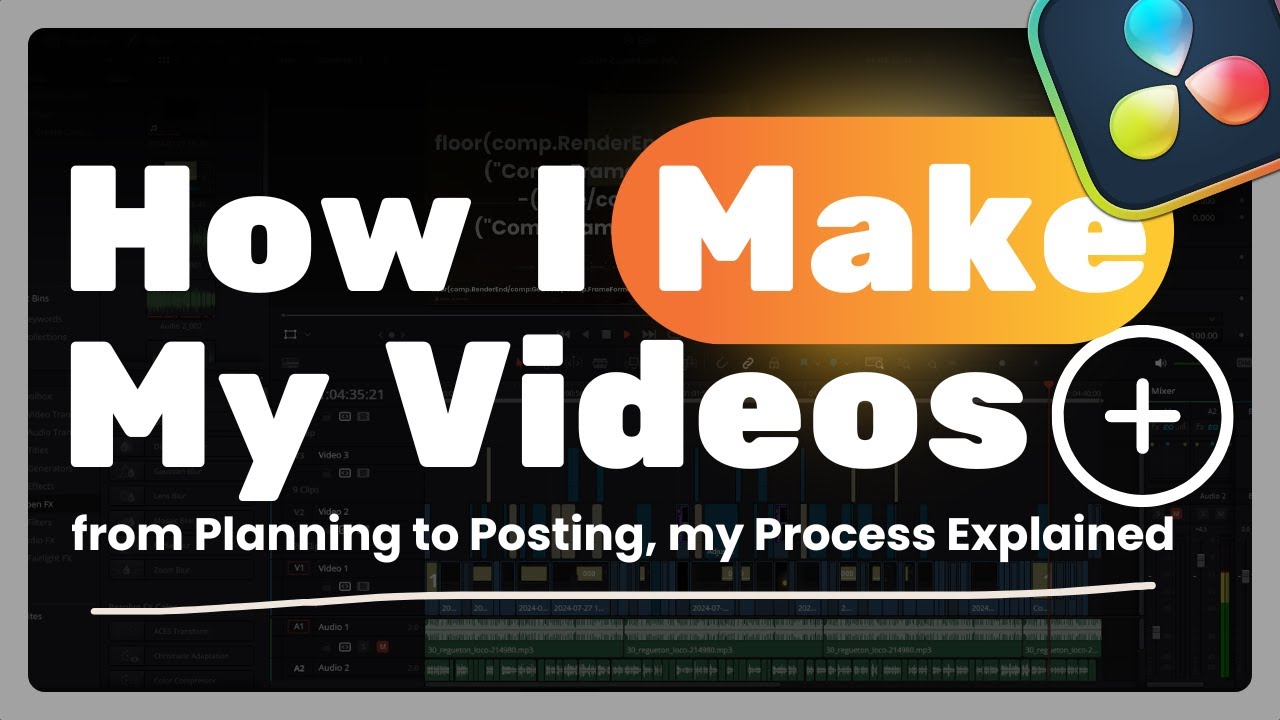 How I Make My Videos | from Planning to Posting - YouTube