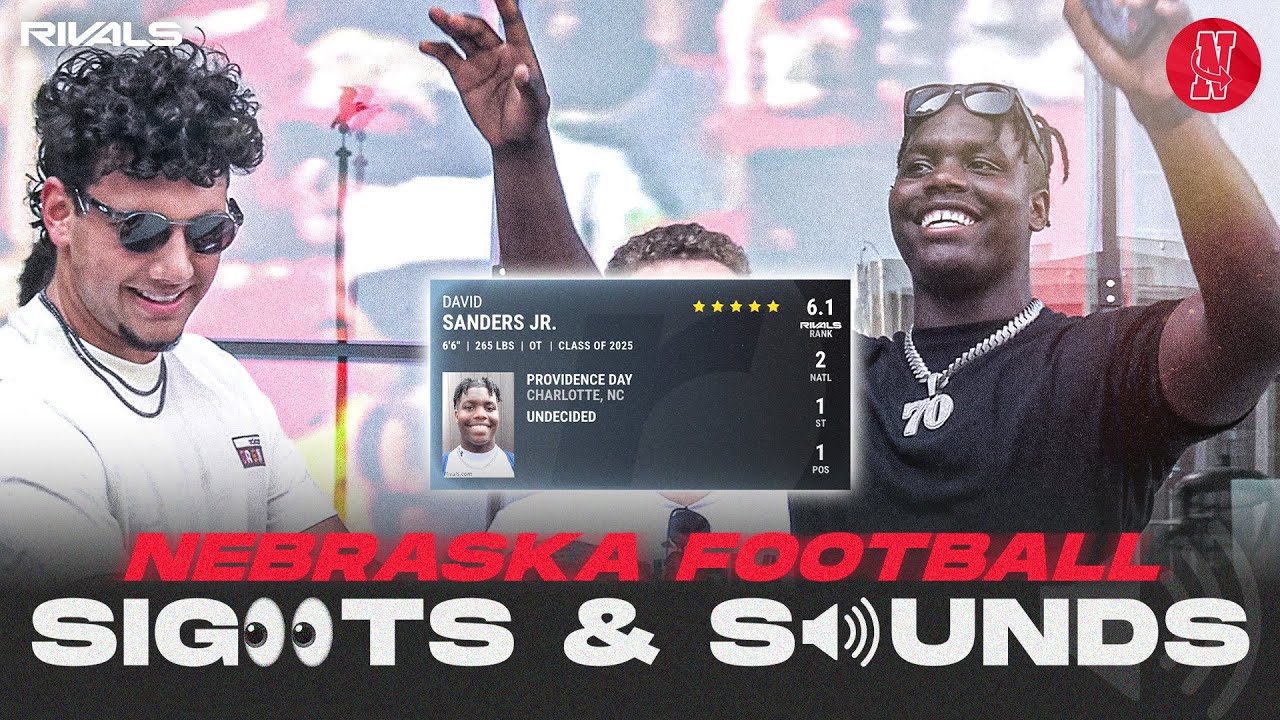 5-star Offensive Tackle David Sanders arrives for Nebraska visit with ...