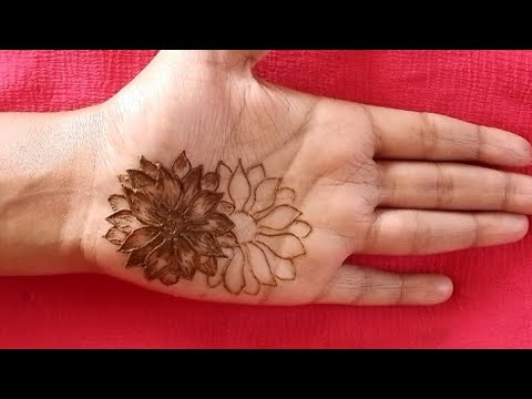 new flower bunch mehandi design|how to make flower bunch in mehandi ...