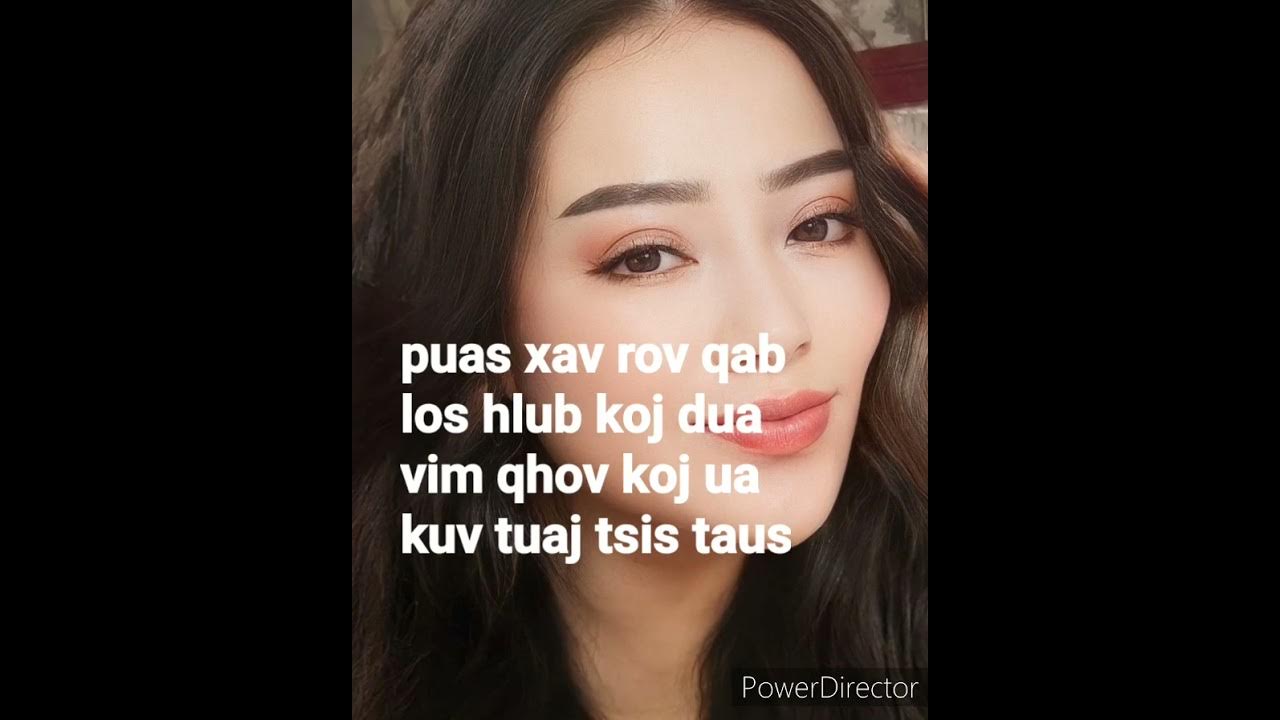 karaoke maiv lis khang (ua siab tso koj twj ywm) - YouTube