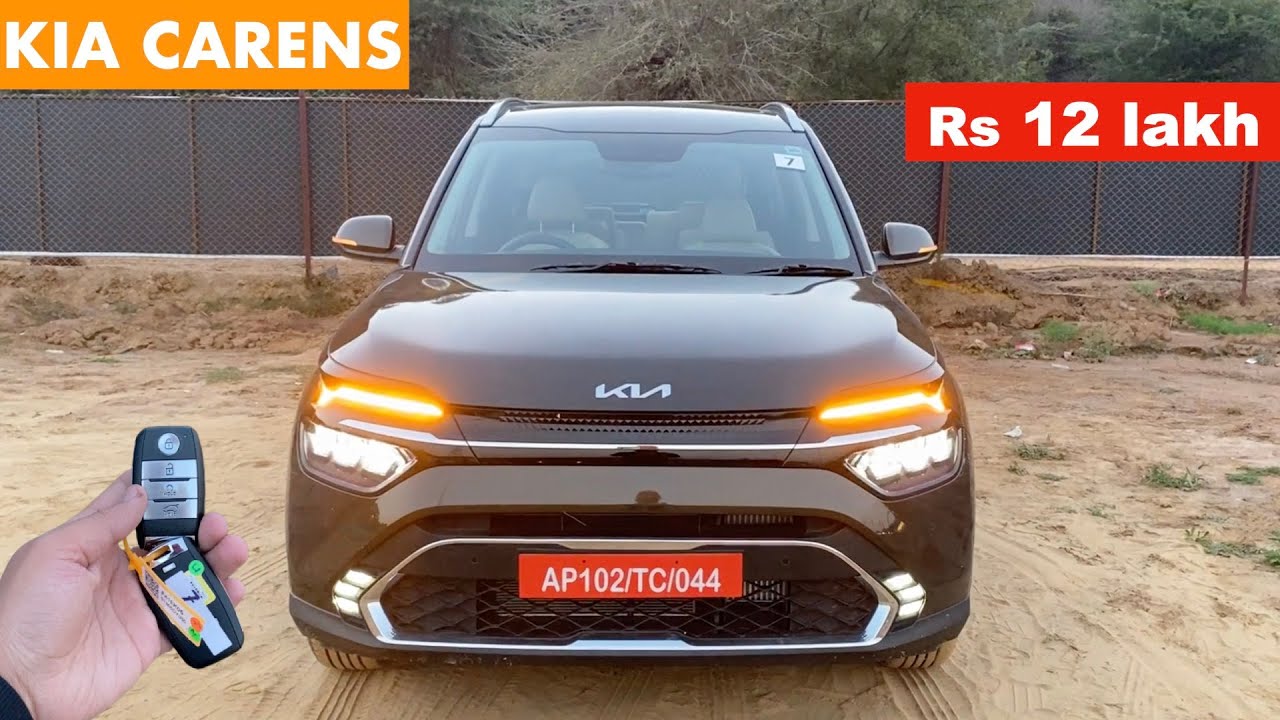 Kia Carens - Walkaround with All Detail, Price, Interior Features - YouTube