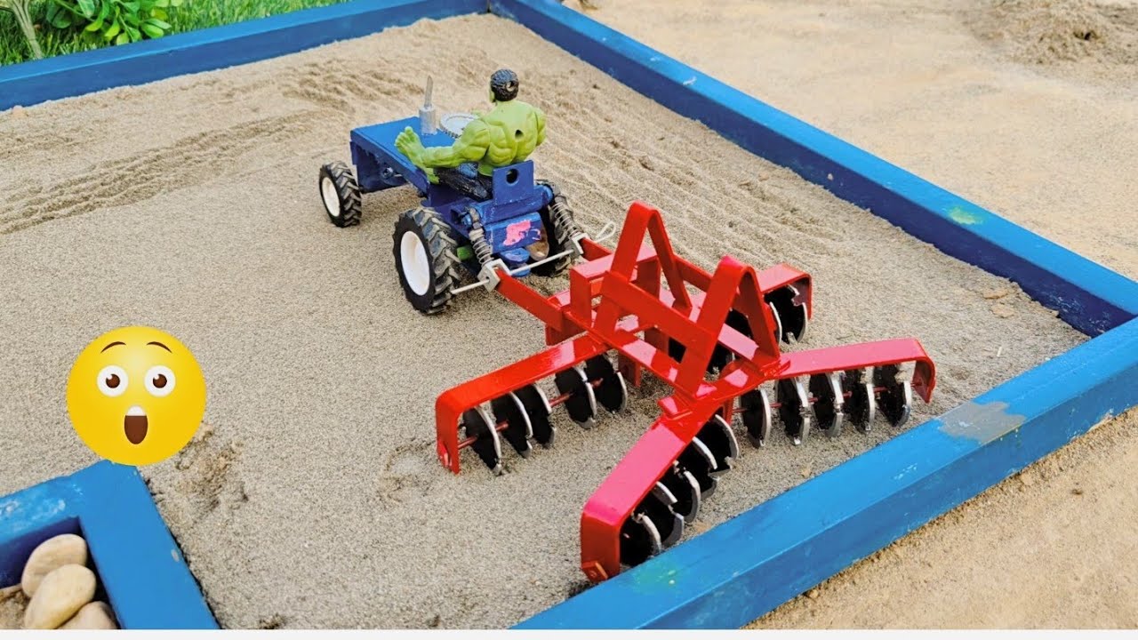 diy tractor making new technology Harrow project/agriculture science ...