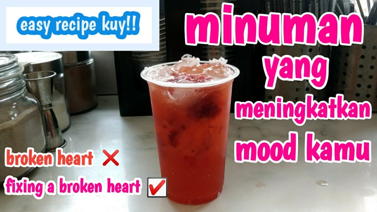 Resep Teh Strawberry | Kembalikan mood kalian yang sudah hancur ...