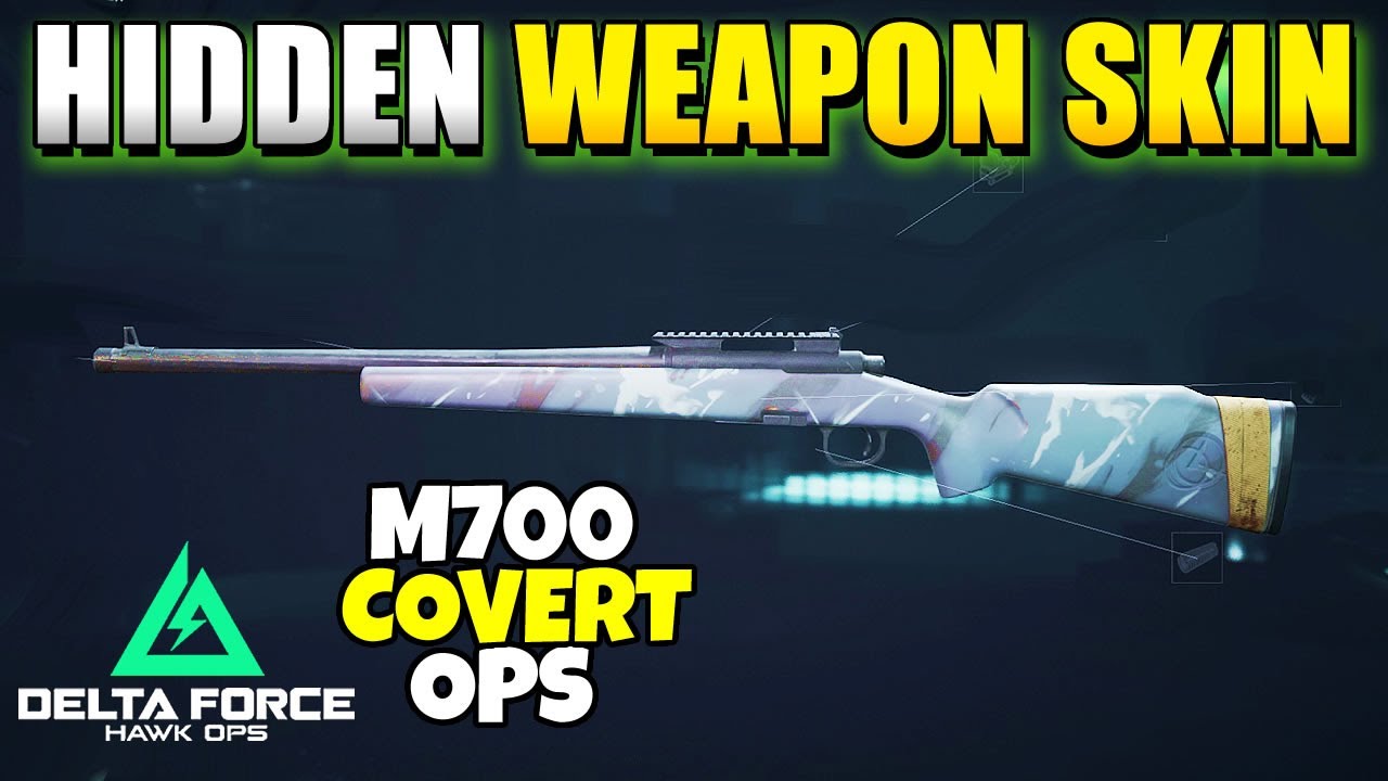 Delta Force How to Unlock Hidden Weapon Skin (M700 Covert Ops Skin ...