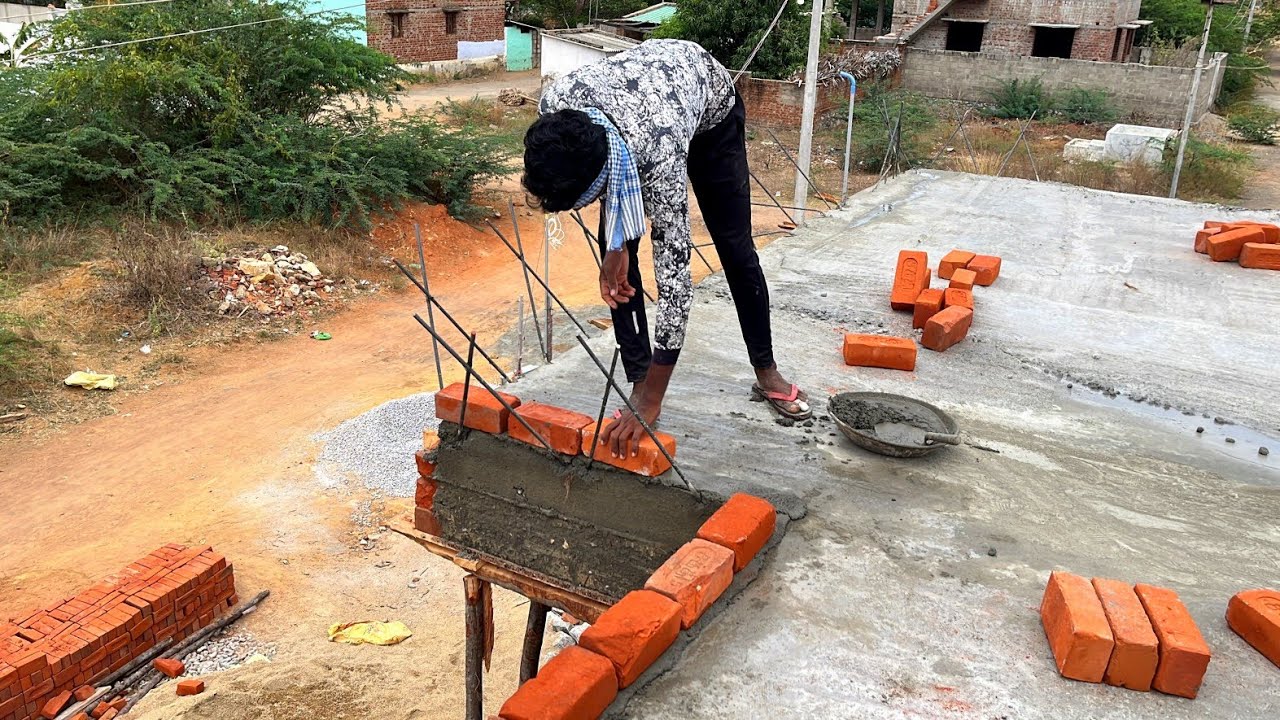 Roof Curing Techniques_Reinforcement Rcc Roof Slab Concrete After ...