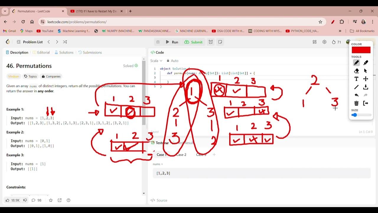 PERMUTATIONS LEETCODE ( Scala ) - YouTube