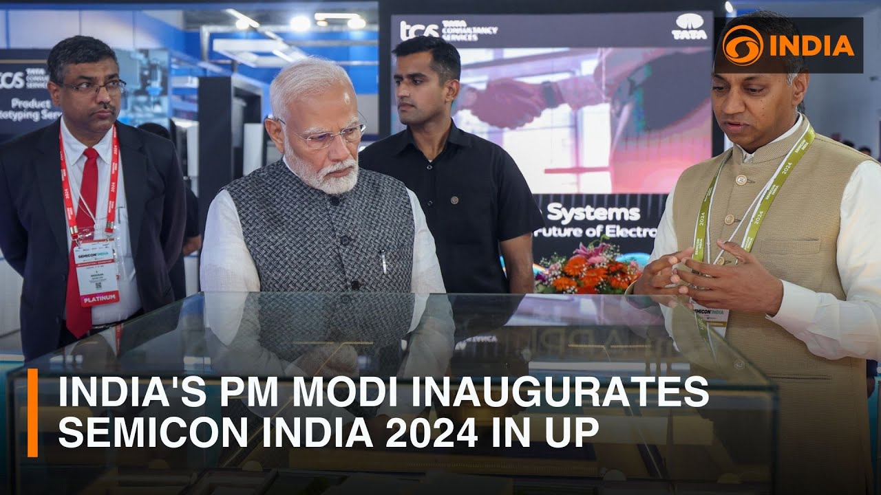 India's PM Modi inaugurates SEMICON India 2024 in Greater Noida, UP ...