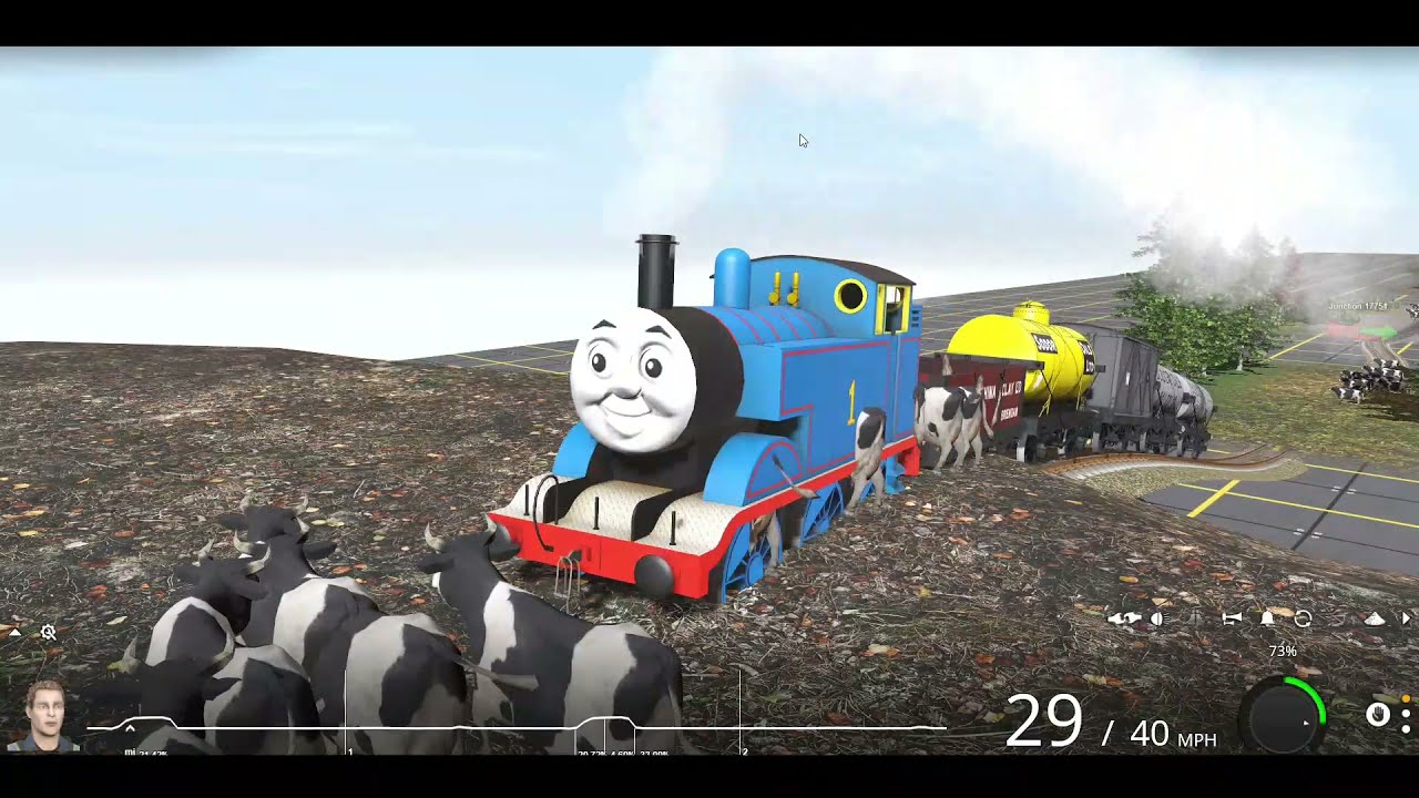 THOMAS BUSY DAY!-THE FARM!-THE COWS!-PERCY VS THOMAS!-THOMAS AND ...