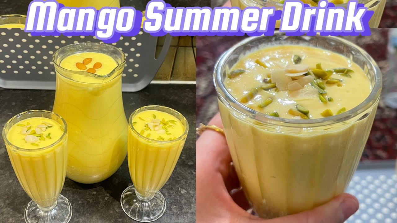 Summer EASY MANGO MILK SHAKE TO COOL DOWN: Thick & Tasty Mango ...