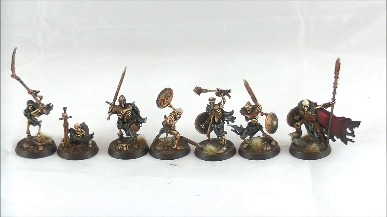 Sepulchral Guard Shadespire - YouTube