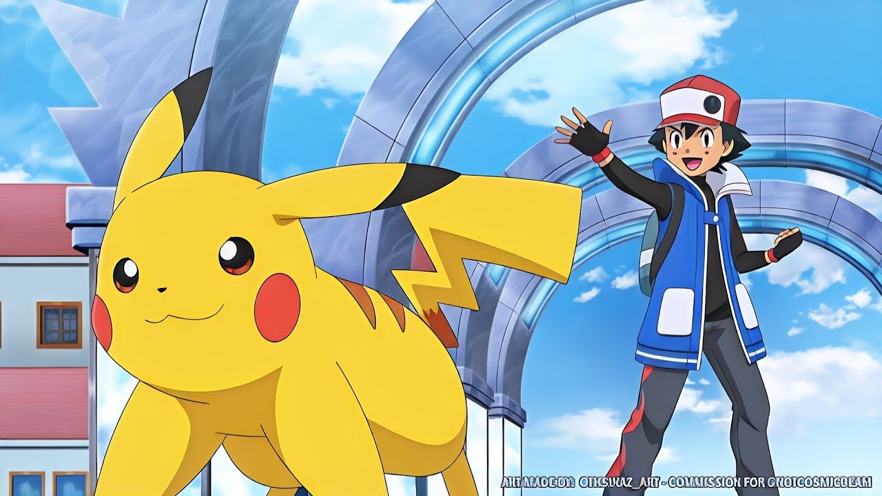 Ash vs His Dad Final Fight|| Ash become Pokemon master || Ash vs Leon ...