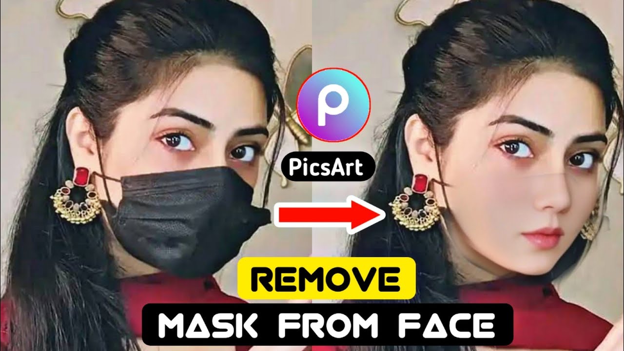 How to remove mask from face/girls face/whatsapp dp - YouTube