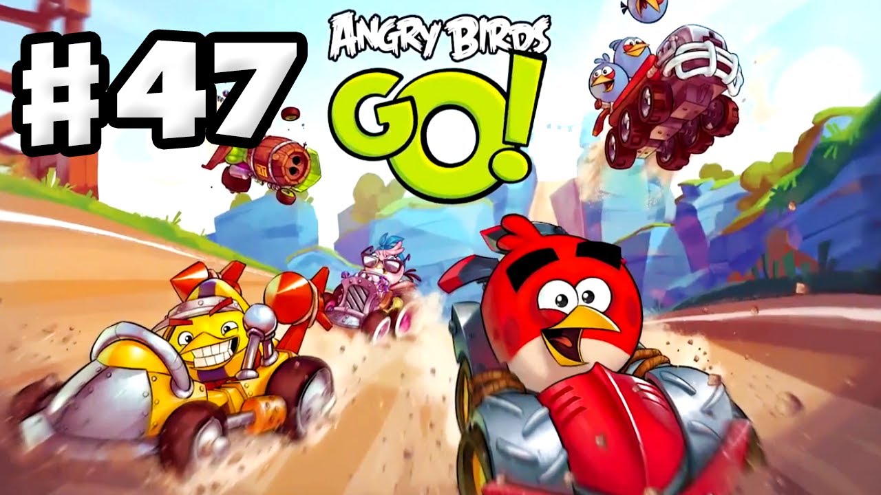 Angry Birds Go! Gameplay Walkthrough Part 47 - All Fully-Upgraded Rocky ...