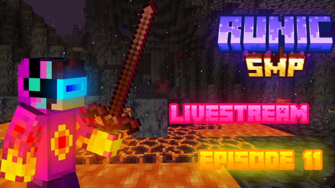 RUNIC SMP EPISODE 11: I Mine This Endless Cave.. The Only Cave That I Have Ever Known.. - YouTube