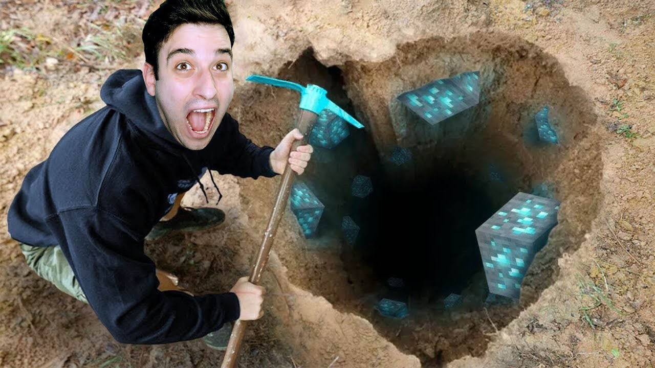 MINECRAFT pero EN LA VIDA REAL 😱 - YouTube