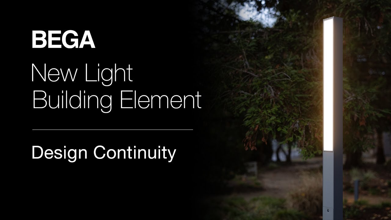BEGA Light Building Element | Design Continuity in Action - YouTube