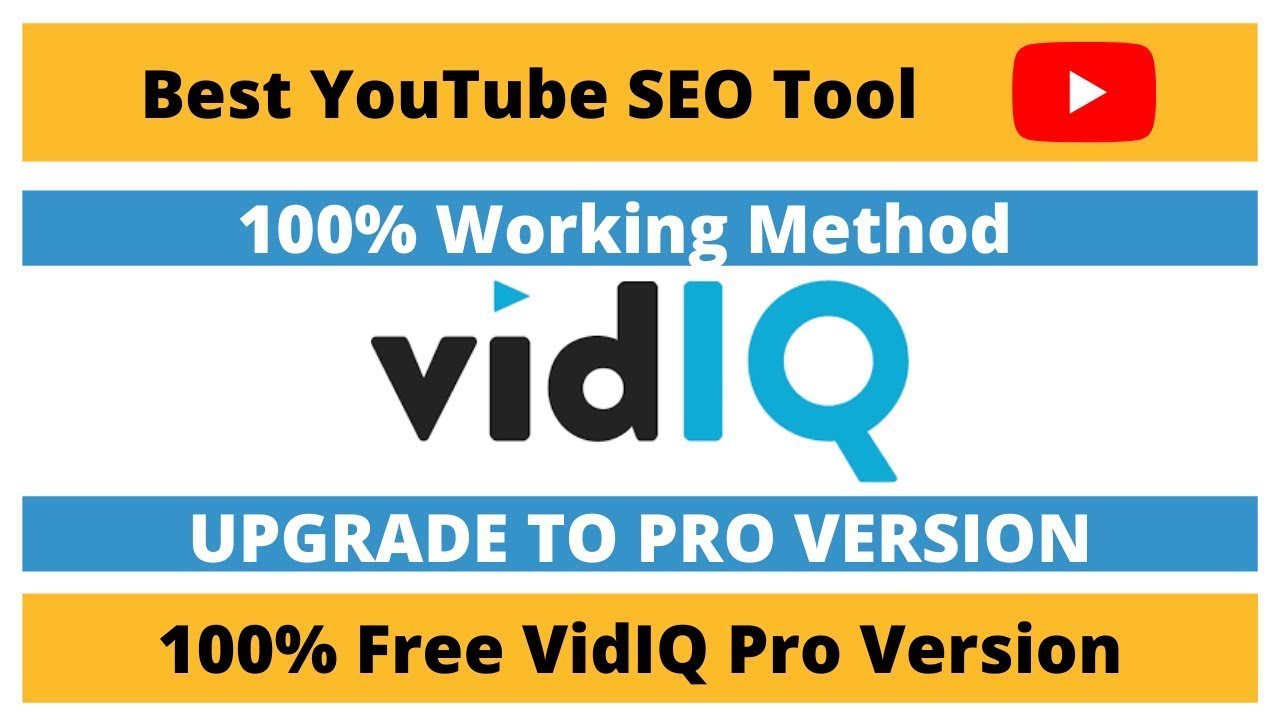 How to get VidIQ Pro For Free 2021 in Hindi | Free VidIQ Pro | VidIQ ...