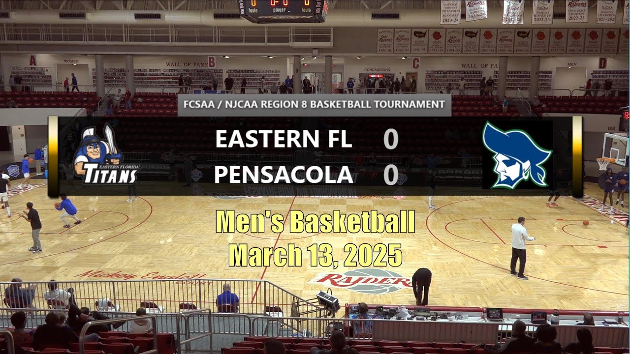 FCSAA / Region 8 Tournament 2025 - Eastern Florida vs Pensacola State ...
