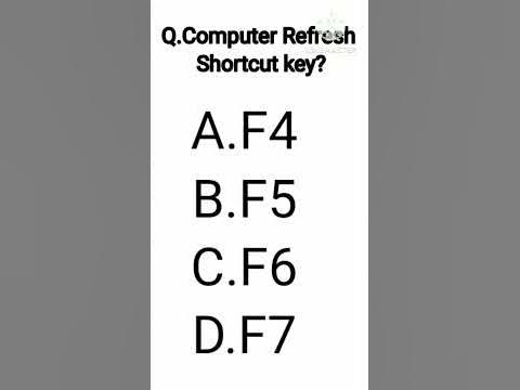 Computer Refresh Shortcut key? #computer #html #php #viral - YouTube