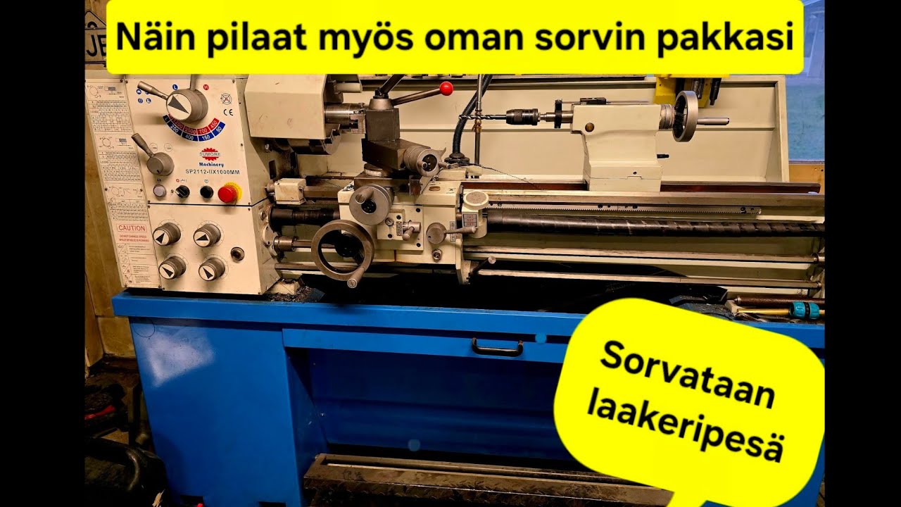 KIINALAINEN SORVI | NÄIN PILAAT MYÖS OMAN SORVIN PAKKASI (Sorvataan ...