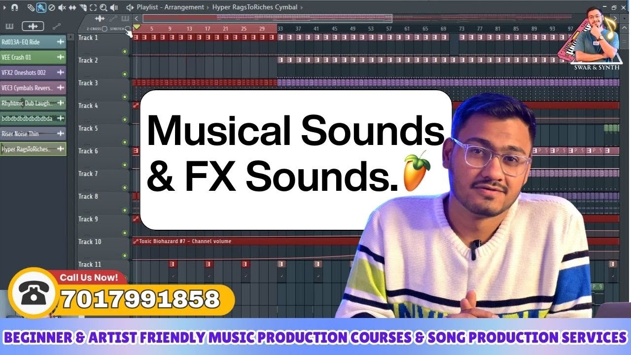 Musical Sounds & FX Sounds Tutorial || Buy Best Online FL Studio Course ...